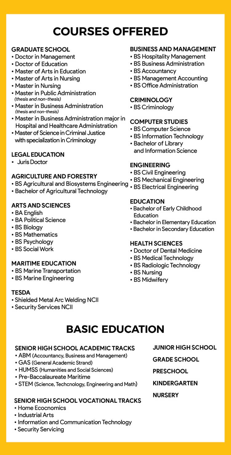 Misamis University Enrollment Registration Form